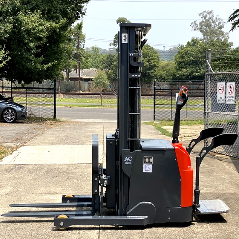 Walkie Stacker Electric Reach Stacker 1500Kg | Fork Extension Slippers