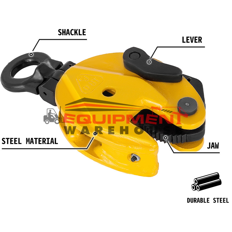 Plate Clamp Lifting Clamp for Concrete Sleeper Walls | Fork Extension ...